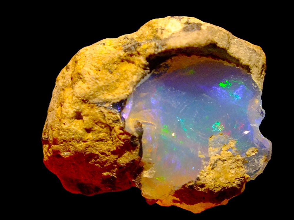 Welo Opale Rauh 6.85 karat Gebot CHF 1.- Top Voll Feuer AAA (Neu ...