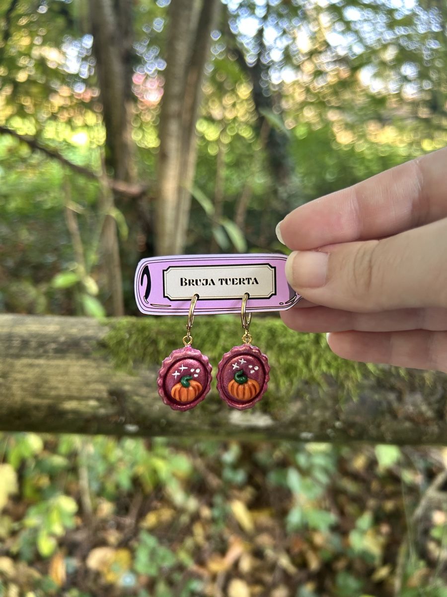 🎃 Adorable Pumpkin Earrings: Halloween Flair 🎃 (Neu (gemäss ...