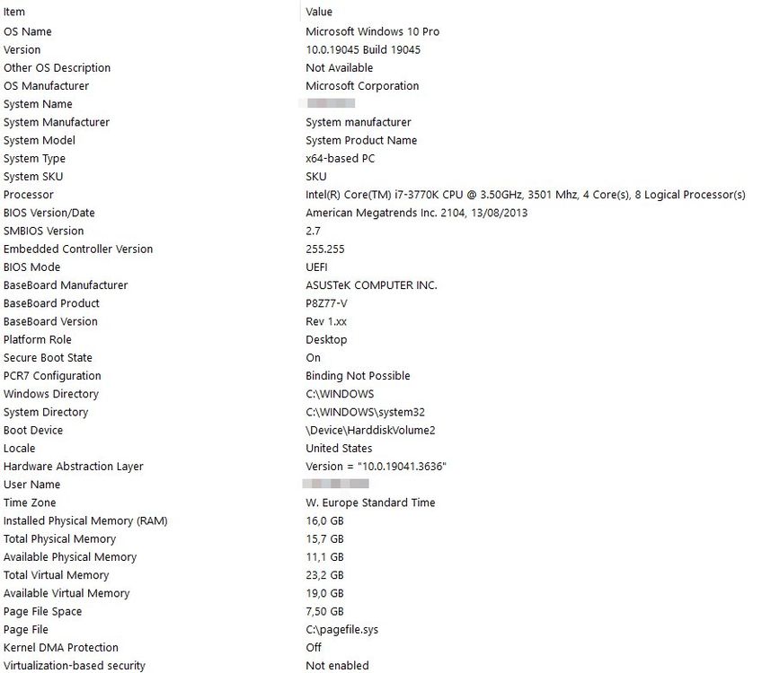 Windows 10 Pro Computer - i7 / 16GB Ram / 500GB SSD (Usato) a Seengen ...