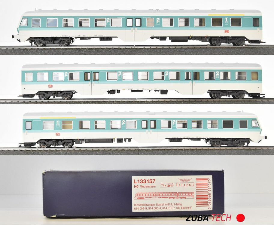 Liliput L133157 Dieseltriebwagen BR 614 DB H0 WS Digital OVP (Gebraucht ...