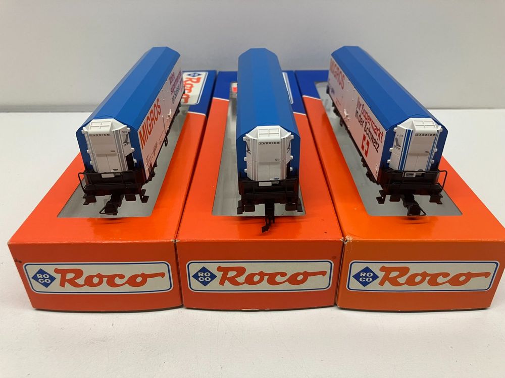 Roco 46557/58: Set 3 Wagen FS Migros - Micarna FS Bazenheid (Neu ...