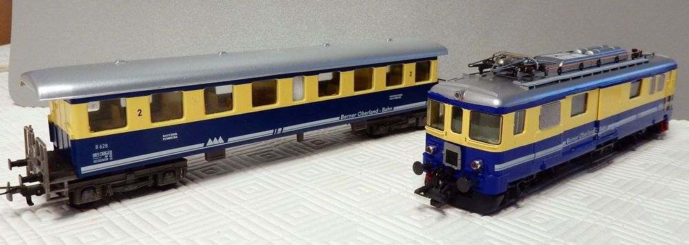 HO- BOB "Berner-Oberland Bahn" Motrice De 4/4 + 1 voitures (D'occasion ...