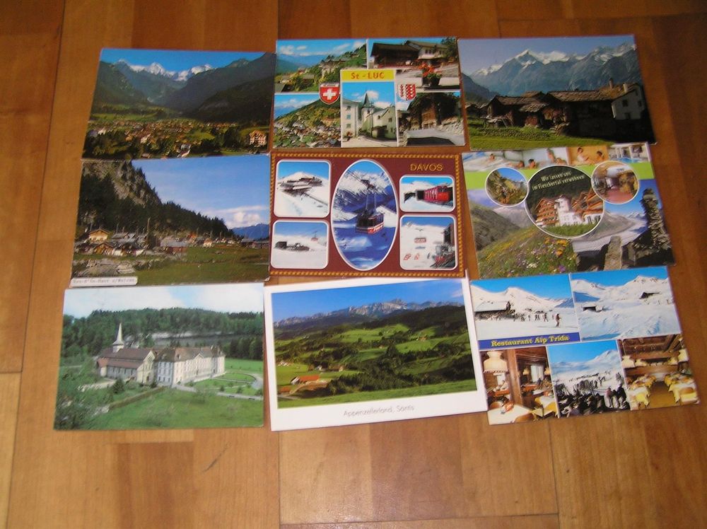 100 Karten Schweiz (Gebraucht) in Lumbrein für CHF 5 – mit Lieferung auf Ricardo kaufen