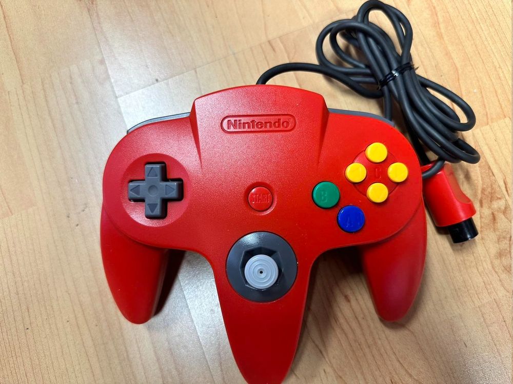 Controller Nintendo 64 RED Originale (Gebraucht) in Giubiasco für CHF ...