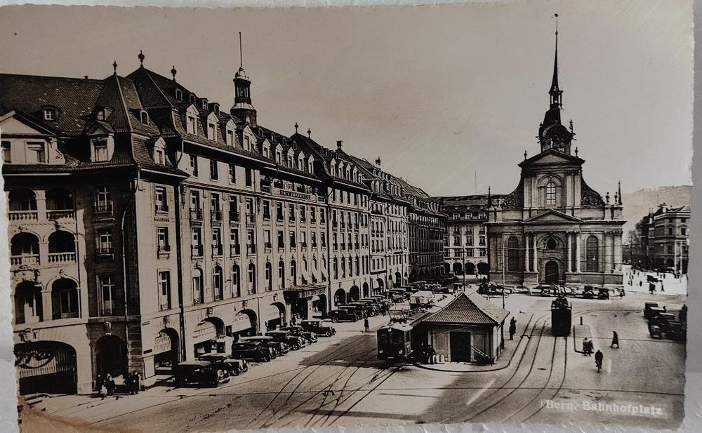 BERN - Bahnhofplatz - Oldtimer - Tram (Gebraucht) in Delémont für CHF 12 – mit Lieferung auf ...