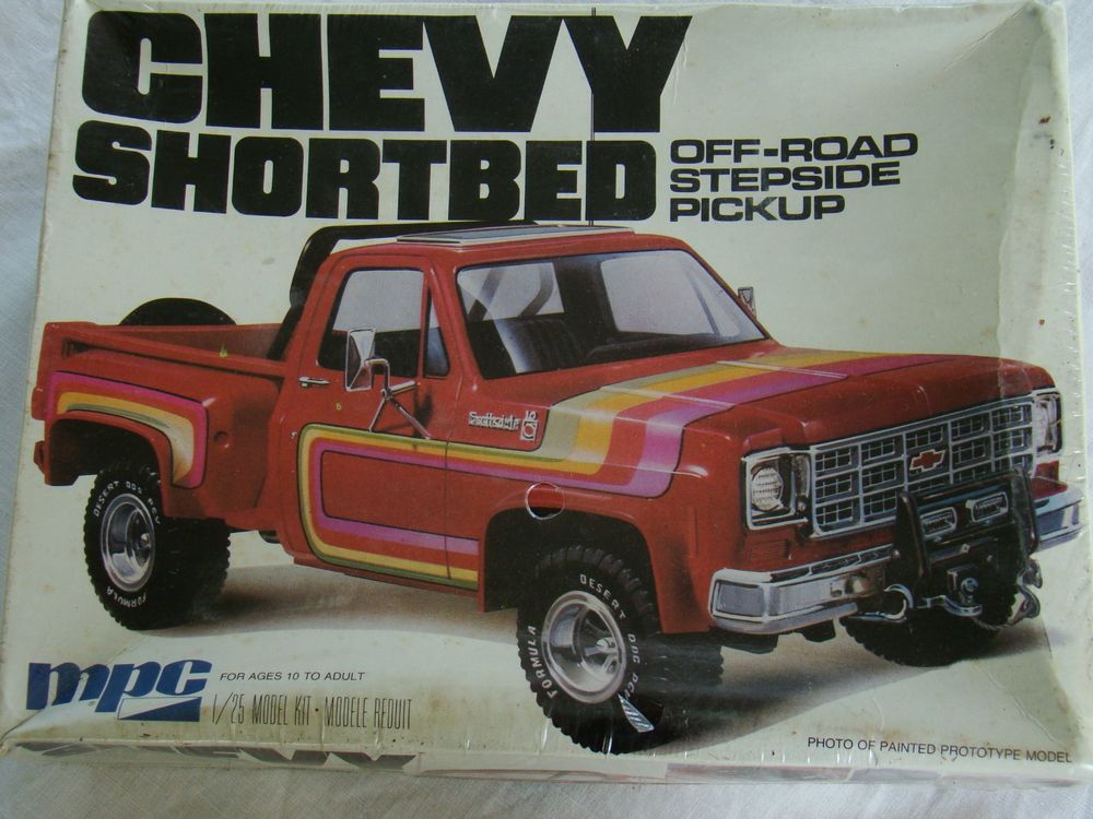 MPC 78 1978 Chevy Chevrolet Stepside Pickup 4x4 1:25 #416 (Neu und ...