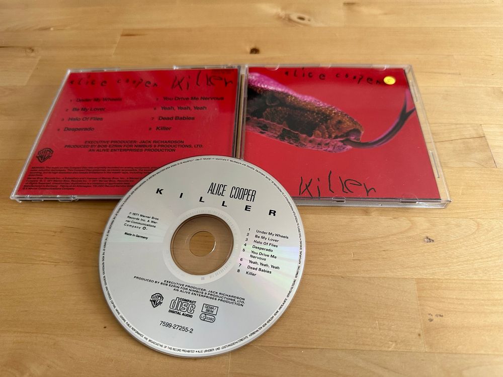 ALICE COOPER Killer tolle CD Under my wheels KULT Metal (Gebraucht) in ...