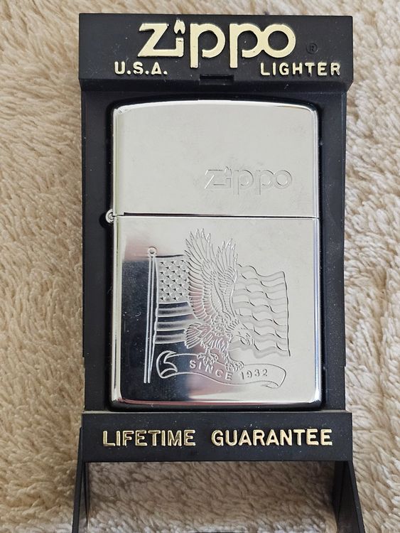 Zippo Feuerzeug USA Adler/American Eagle Sammler Neuwertig (Neu (gemäss ...