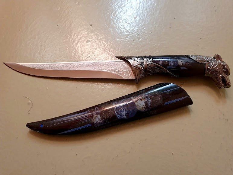 Wolf-Messer-Schwert-Dolch-Indianer | Kaufen auf Ricardo