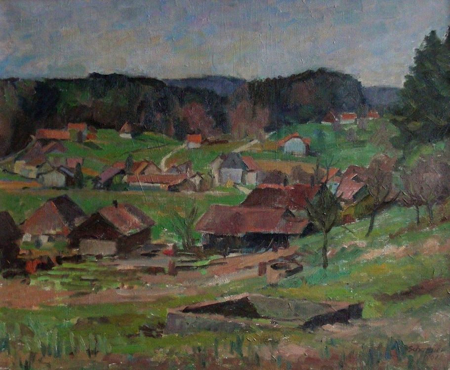 Oelbild Orginal von Fred Schaffner (Gebraucht) in Seon für CHF 120 ...