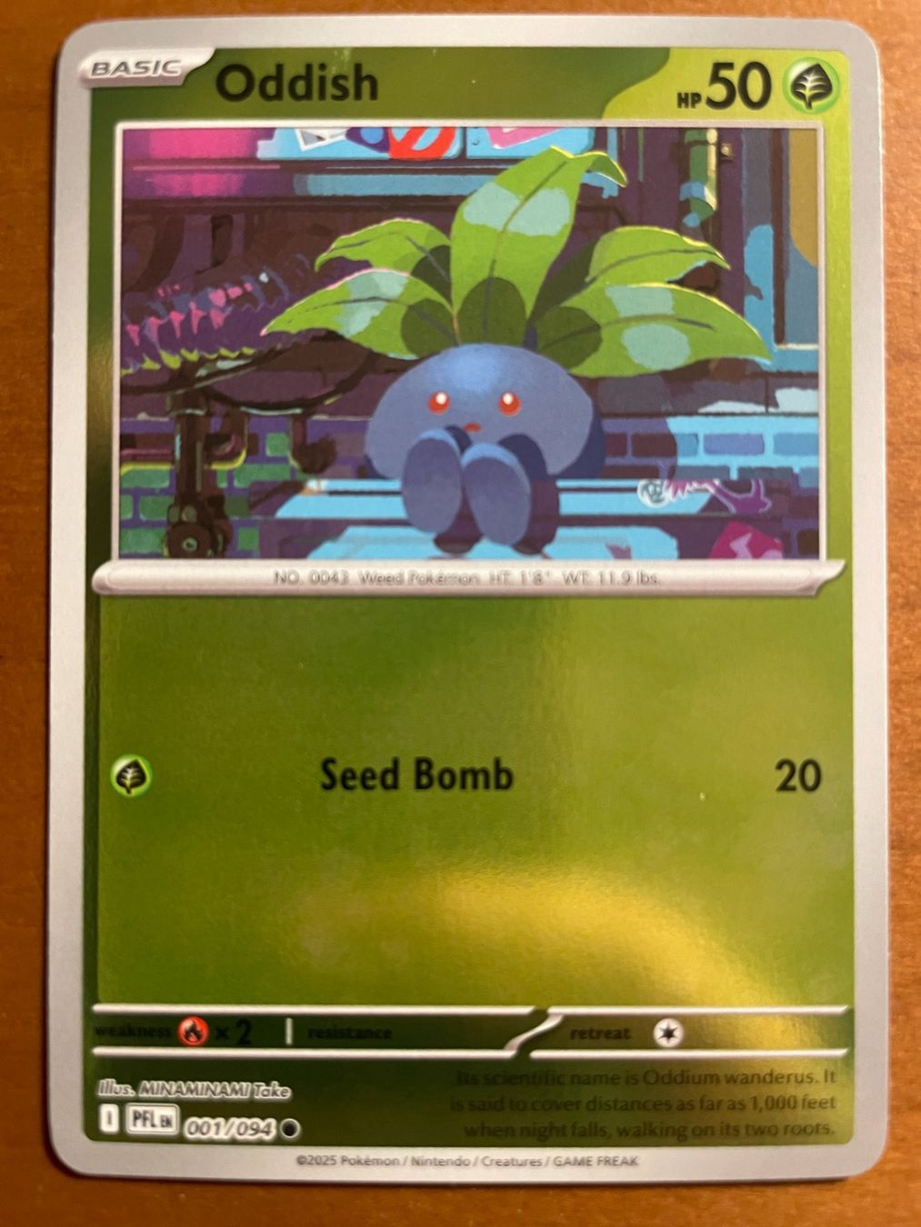 Pokemon Oddish Reverse (Versand gratis) (Neu (gemäss Beschreibung)) in ...