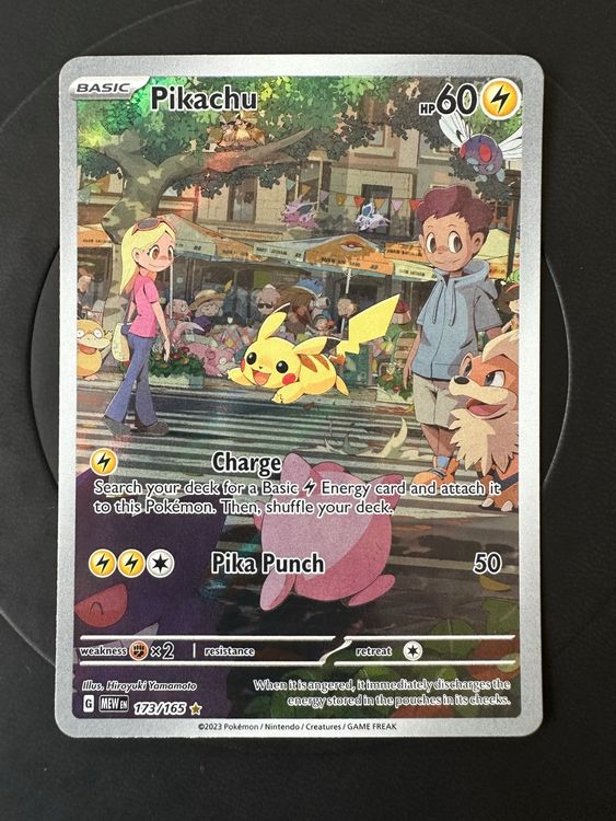 Pokémon 151 MEW EN : Pikachu 173/165 ⚡⚡⚡ | Kaufen auf Ricardo
