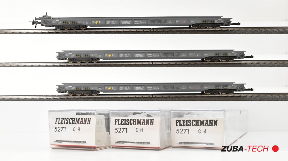 Fleischmann 3x 5271 RoLa-Wagen SBB Hupac H0 GS mit OVP (Gebraucht) in St. Gallen für CHF 90 ...