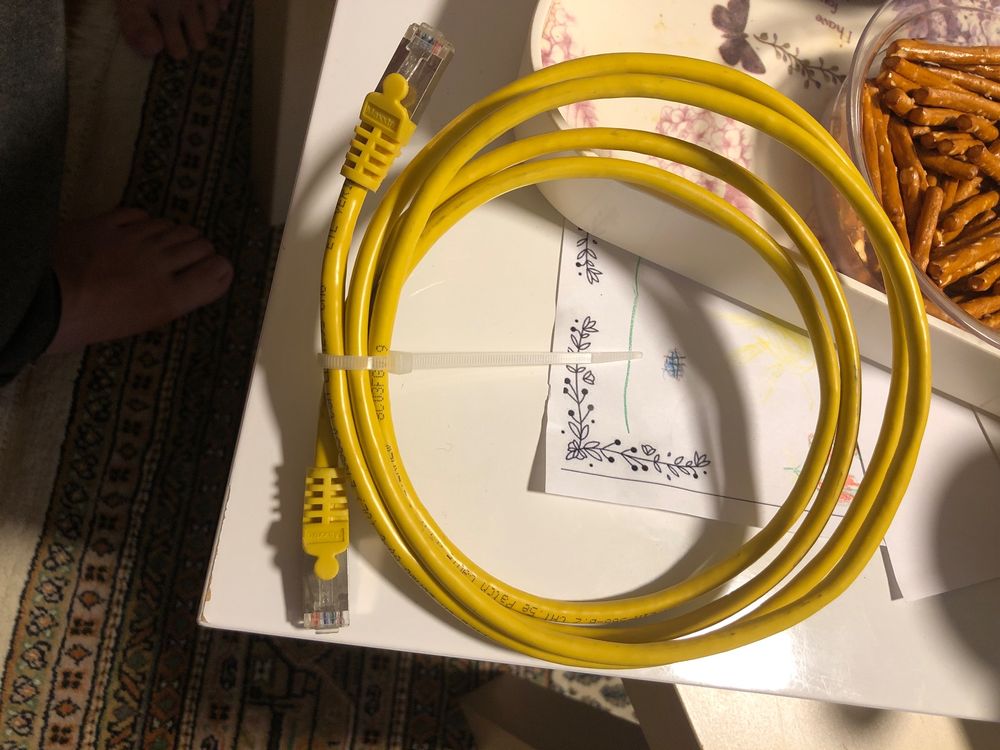 Patchkabel ukv Netzwerkkabel 2m Cat.5 Cat5 ethernetkabel (Gebraucht) in ...