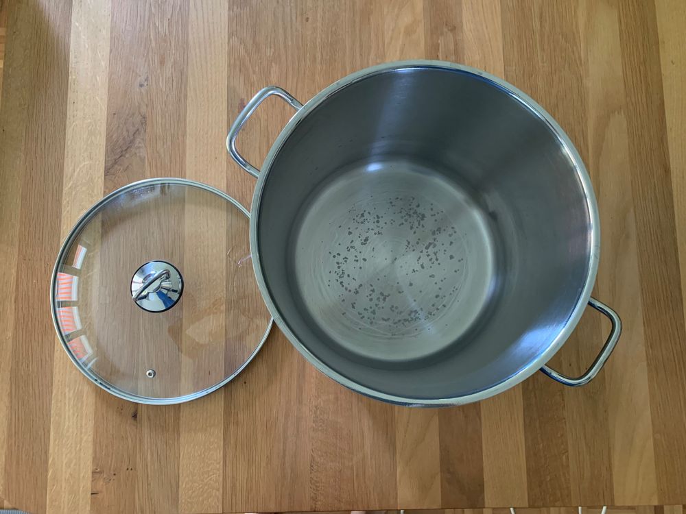 25L Stainless Steel Pot with Glass Lid | Kaufen auf Ricardo