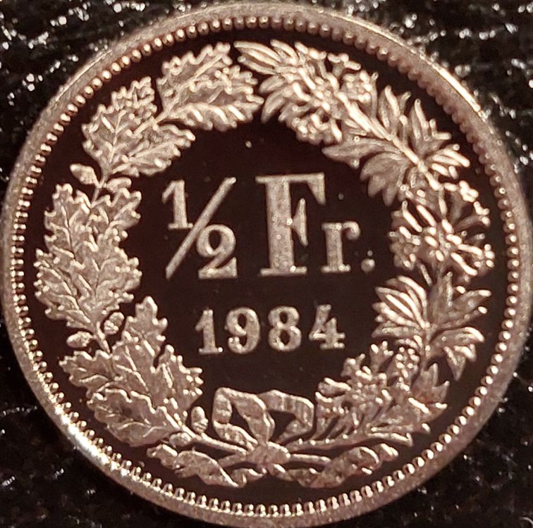 50 Rappen 1984 stgl. / aus Münzsatz (Neu (gemäss Beschreibung)) in Arch für CHF 5 – mit ...