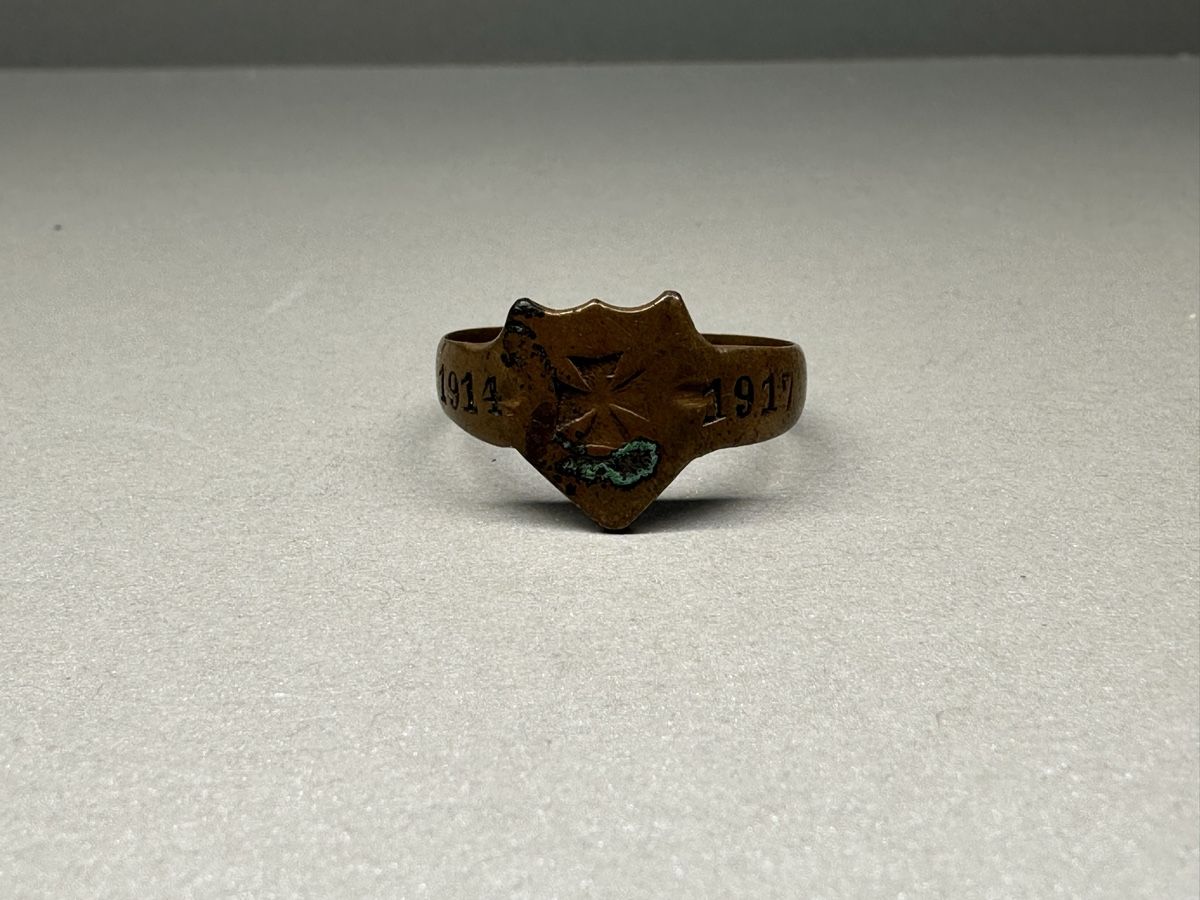 WW1 Ring 1914–1917 | Grabenschmuck, Trench Art, Eisernes K (Gebraucht ...