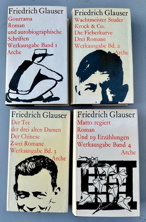 Friedrich Glauser: Werke 1–4 (Gebraucht) in Zürich für CHF 43.5 – mit ...