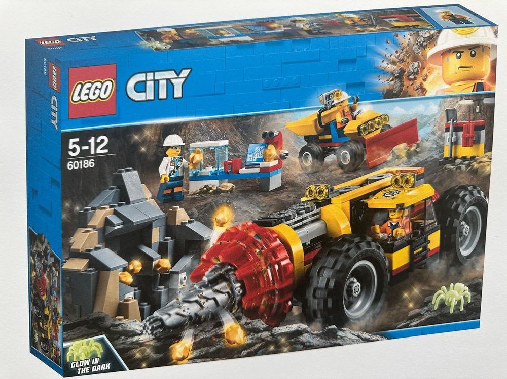 Lego City 60186 - Schweres Bohrgerät für den Bergbau (Gebraucht) in ...