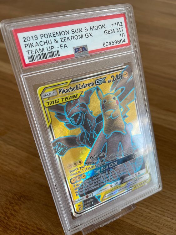 PSA 10 Pikachu & Zekrom GX Team Up | Kaufen auf Ricardo