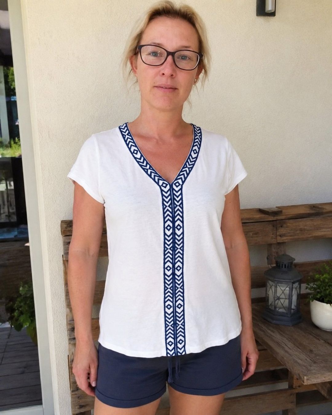 RALPH LAUREN | top blanc broder style bohème Y2K | S femme (D'occasion ...