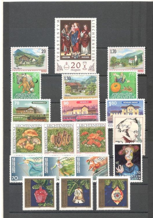 1997 Liechtenstein Jahresmappe postfrisch komplett (Neu (gemäss Beschreibung)) in Altdorf UR für ...