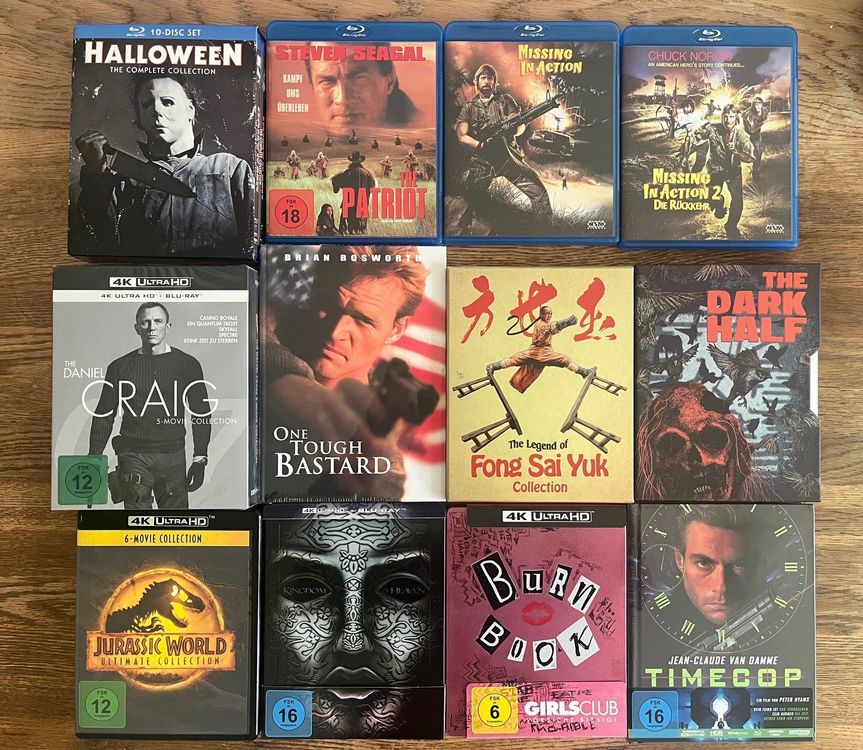 Filmpaket (36 Filme) Blu-Ray + DVD (Gebraucht) in Basel für CHF 131.5 ...