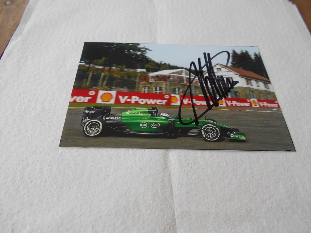 Andre Lotterer Caterham F1 original signiert (Gebraucht) in Biel/Bienne ...