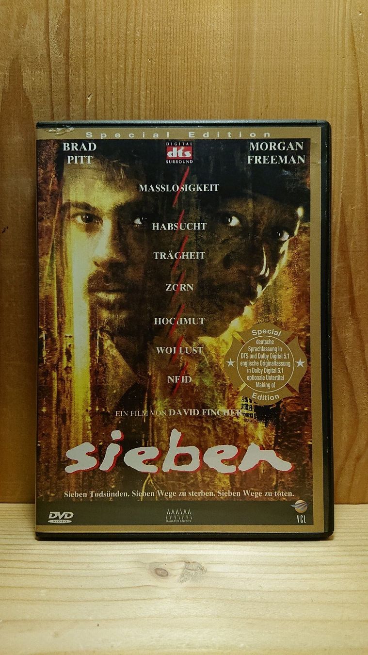SIEBEN DVD mit Brad Pitt und Morgan Freeman (Gebraucht) in Wilderswil ...