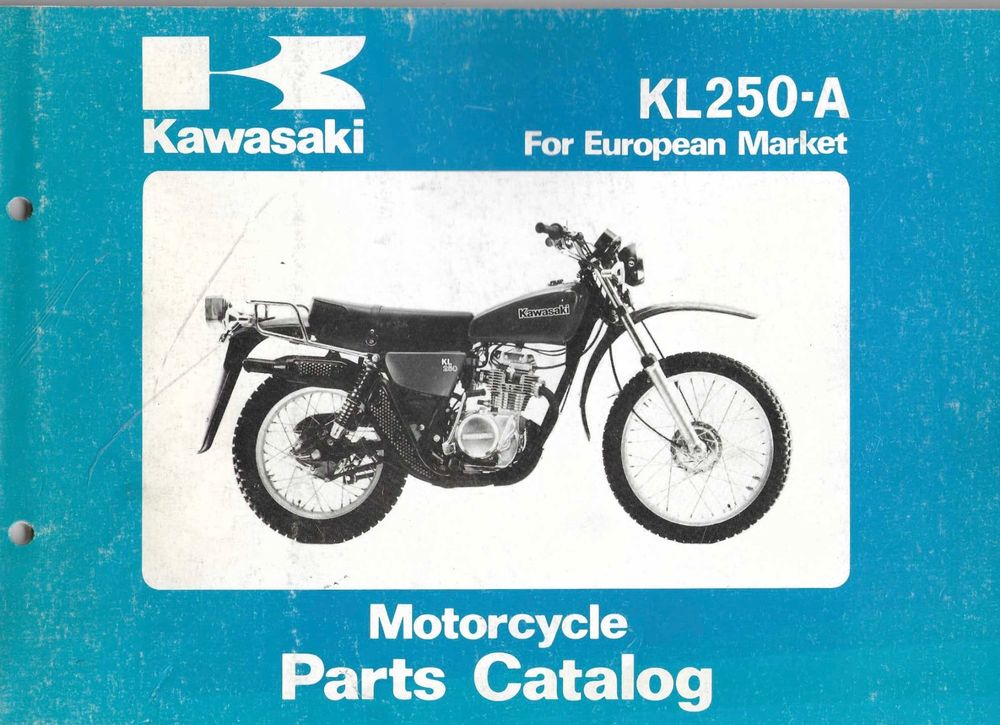Parts catalogue Kawasaki KL 250-A1-A2 | Kaufen auf Ricardo