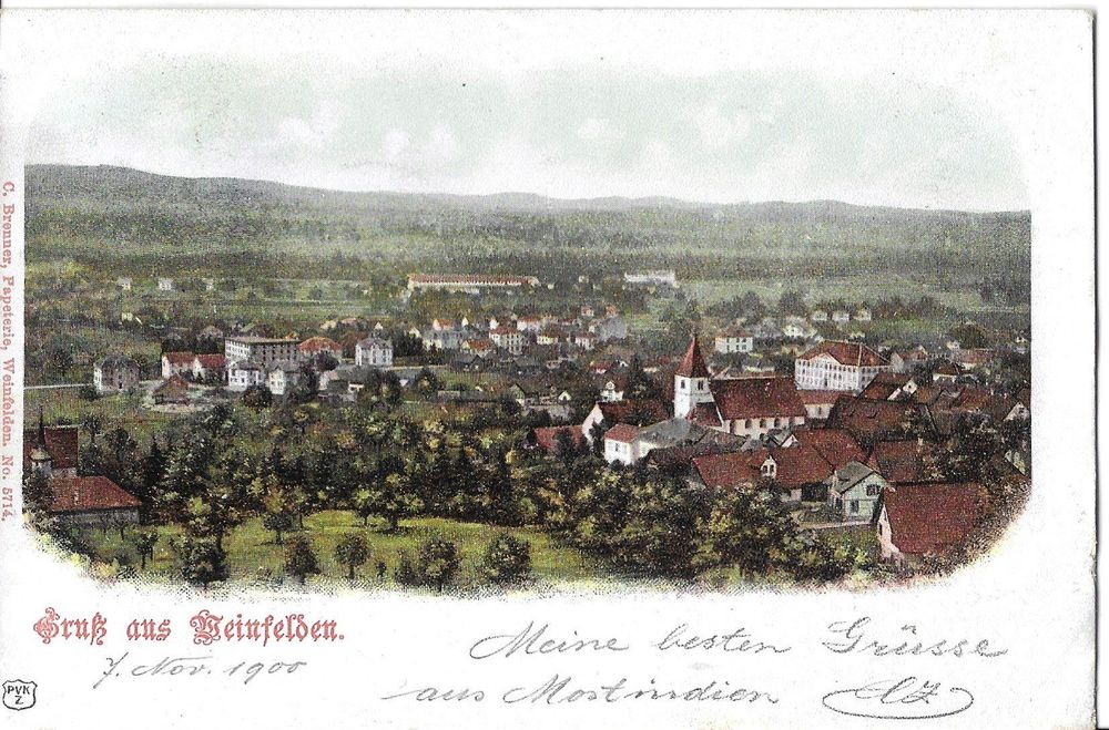 Karte Weinfelden 1900 (Gebraucht) in Zürich für CHF 10 – mit Lieferung ...