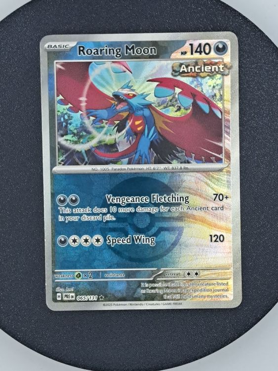 Roaring Moon [Poke Ball] #65 Pokemon Prismatic Evolutions | Kaufen auf ...