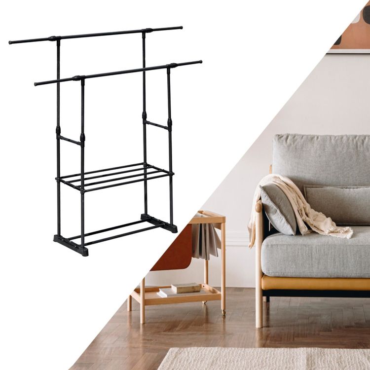 Kleiderständer mit 2 Kleiderstangen (Neu (gemäss Beschreibung)) in Thun für CHF 26.9 – mit ...