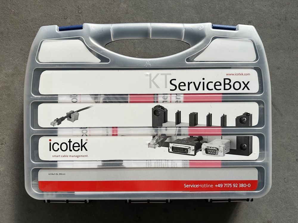 ICOTEK 88001 Servicebox für Kabeldurchführungen, Tüllen, NEU (Neu und originalverpackt) in ...