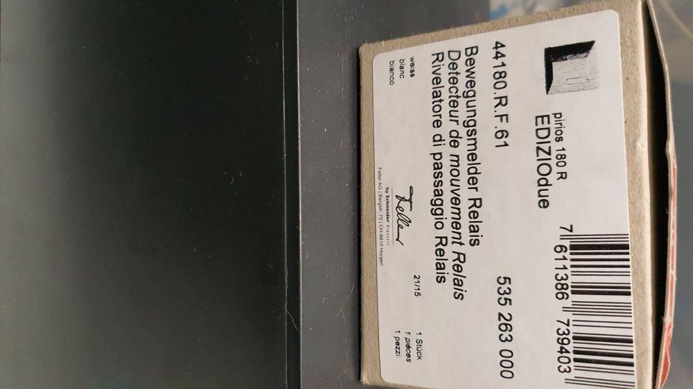 Bewegungsmelder pirios 180 R 230V (Neu und originalverpackt) in ...