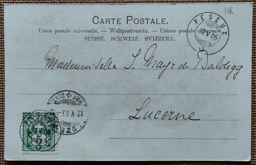 Peseux «grande rue trams éléctriques 1905; Guggenheim Zürich (Gebraucht) in Aarburg für CHF 6 ...