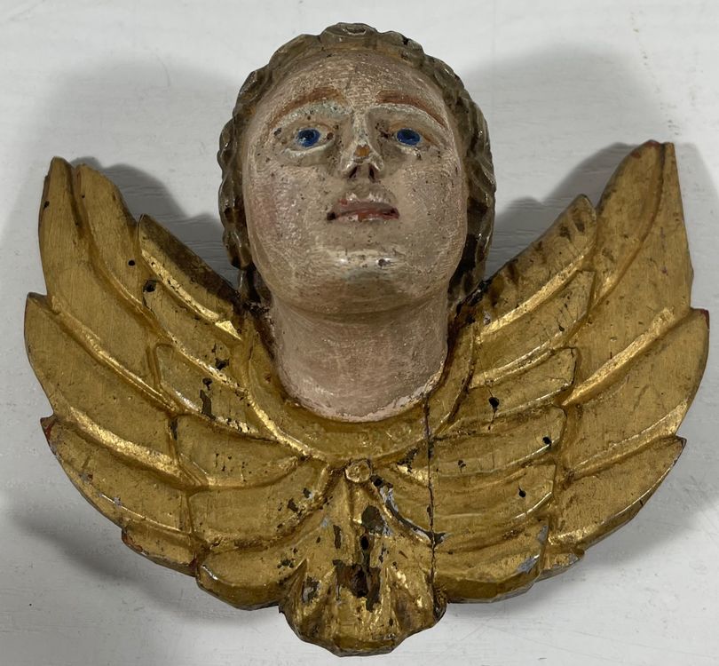 Antike Heilige Putten Skulptur um 1800 aus Holz (Gebraucht) in Root für CHF 99 – mit Lieferung ...