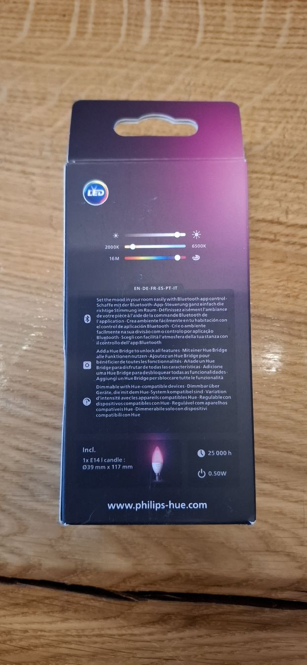 Philips Hue Lampe E14 White & Color Ambiance, Neu! (Neu und ...