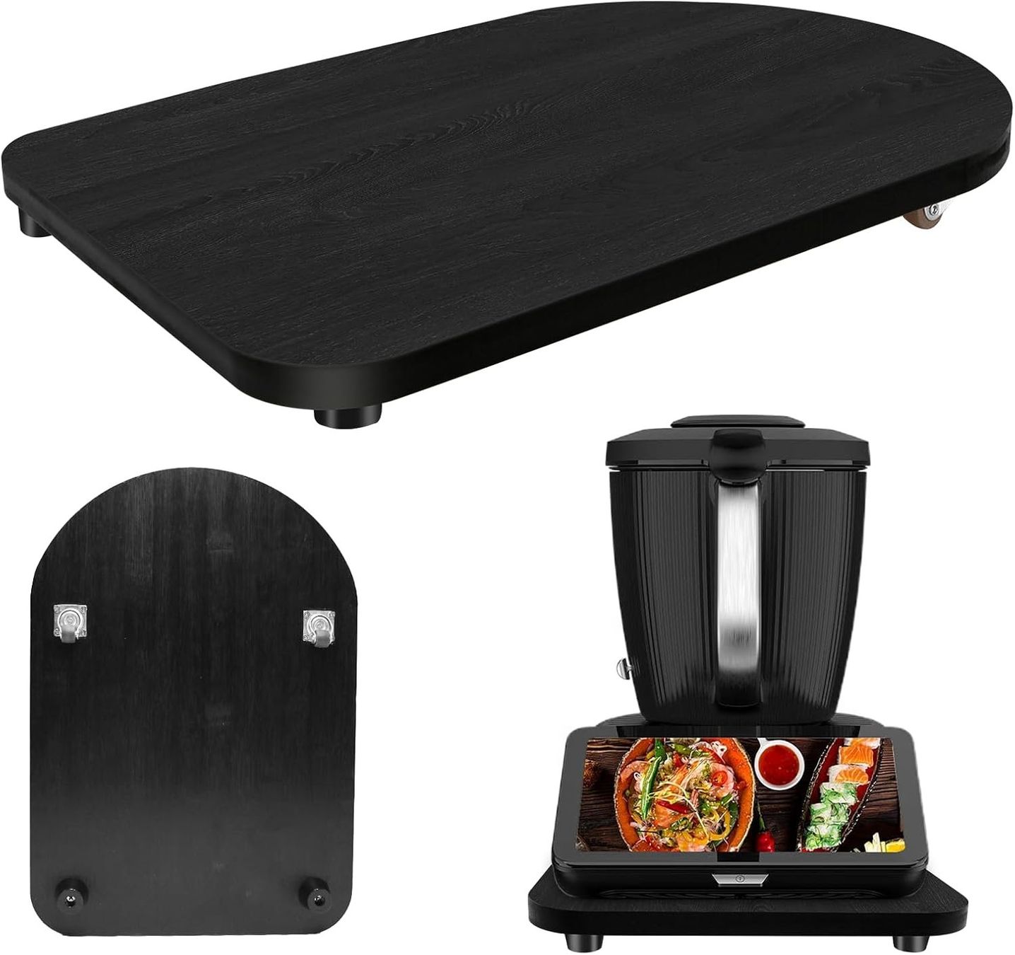 Holz Gleitbrett mit Rollen für Thermomix TM7 TM6 TM5 (Neu und ...