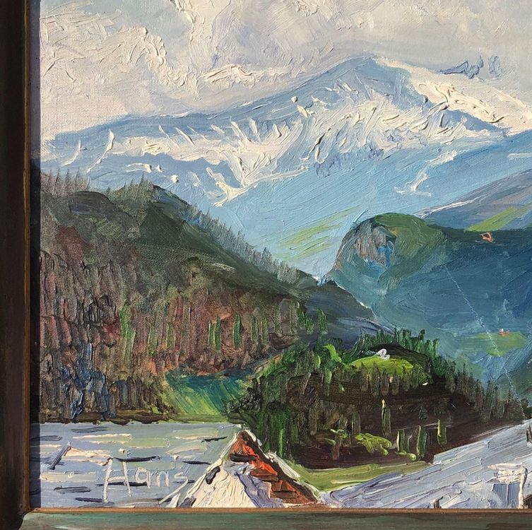 Hans Obrecht (1908-1991) Orig. Gemälde | Kaufen auf Ricardo