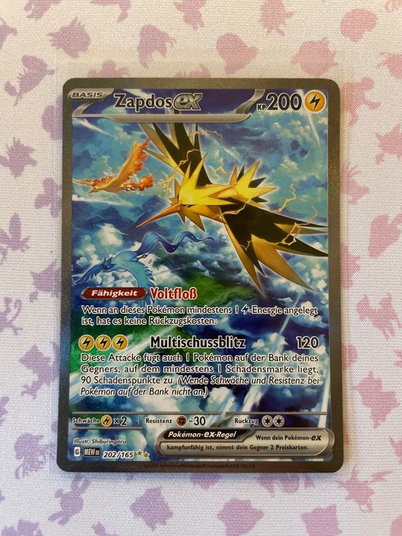 Zaptos ex 202/165 - Pokemon 151 DE (Neu (gemäss Beschreibung)) in ...