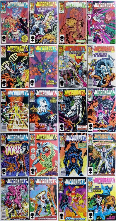 MICRONAUTS NEW VOYAGES COMPLETE 1-20 VS ENIGMA FORCE 1984 (Gebraucht ...