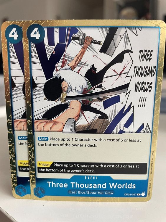 One Piece TCG OP03-057 R Three Thousand Worlds (2x) | Kaufen auf Ricardo