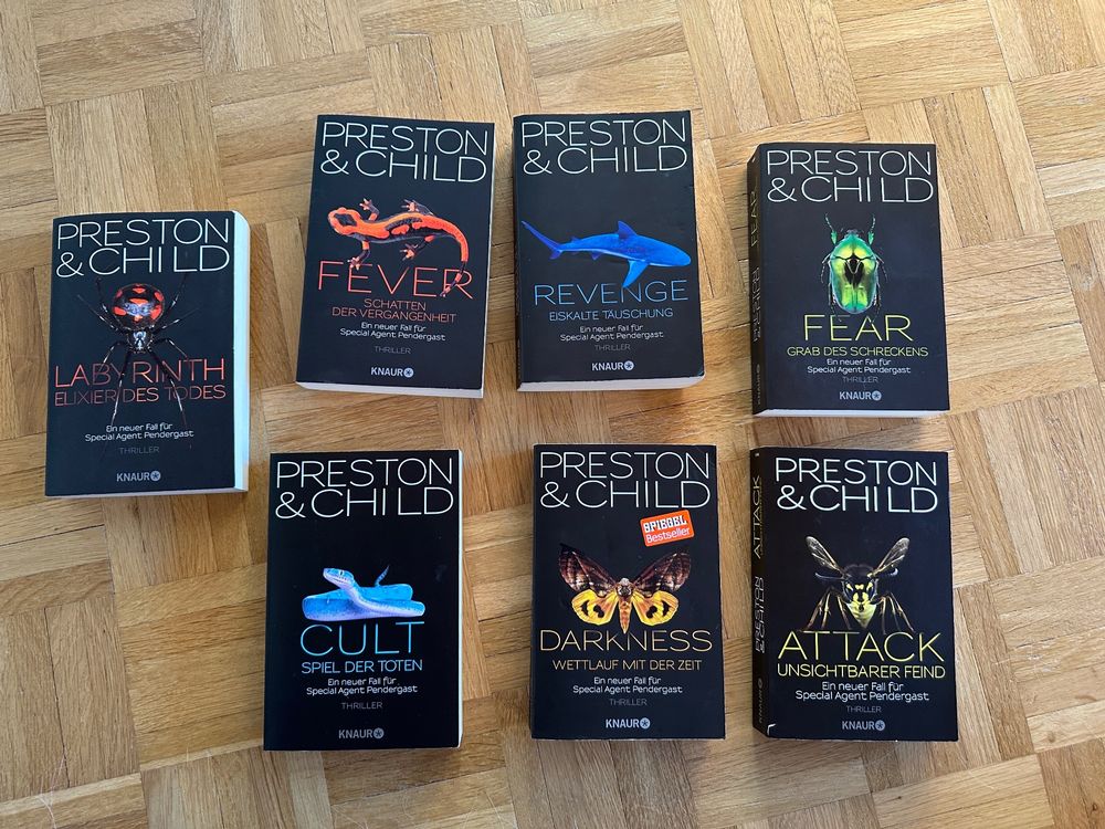 Preston & Child Thriller-Reihe, 7 Bände, Top Zustand! | Kaufen auf Ricardo