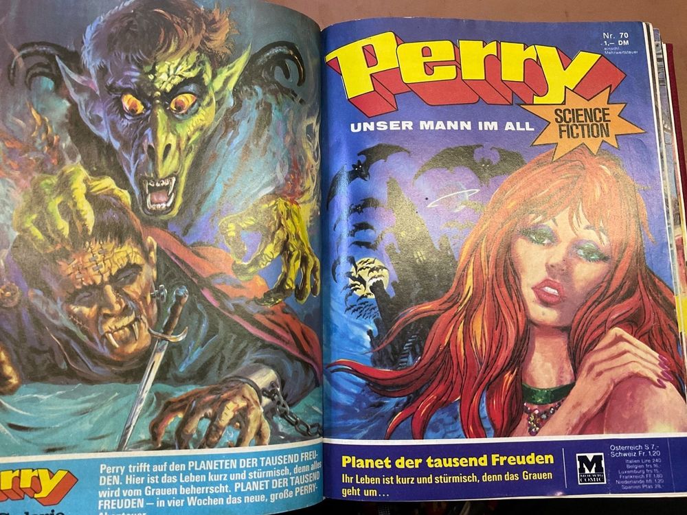 🚀 KULT ! PERRY COMICS 70's SAMMLUNG ! 🚀 (Gebraucht) in Waltenschwil für ...
