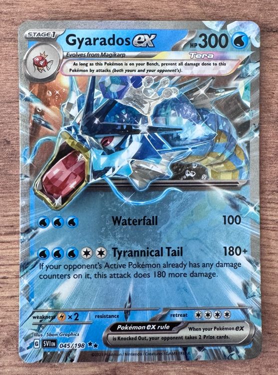 Gyarados ex TERA Pokemon Scarlet Violet SVI 045 /198 (Neu (gemäss ...