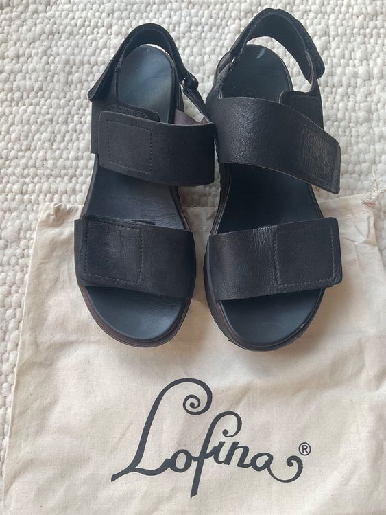 LOFINA SANDALE GRÖSSE 40 SCHWARZ LEDER (Gebraucht) in Scuol für CHF 120 – mit Lieferung auf ...