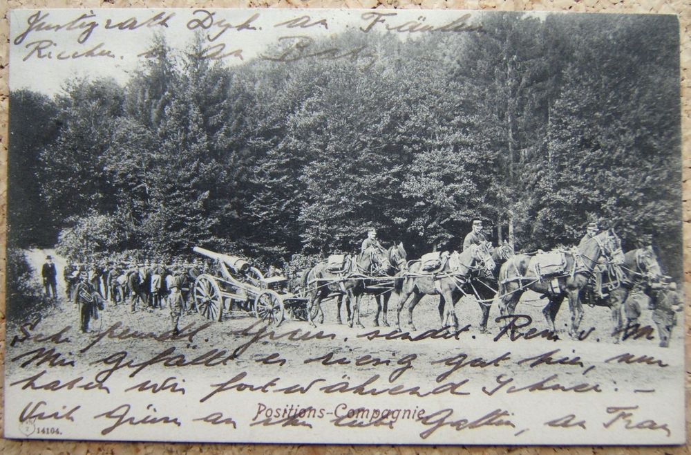 AK MILITÄR : POSITIONS-COMPAGNIE 1903 | Kaufen auf Ricardo