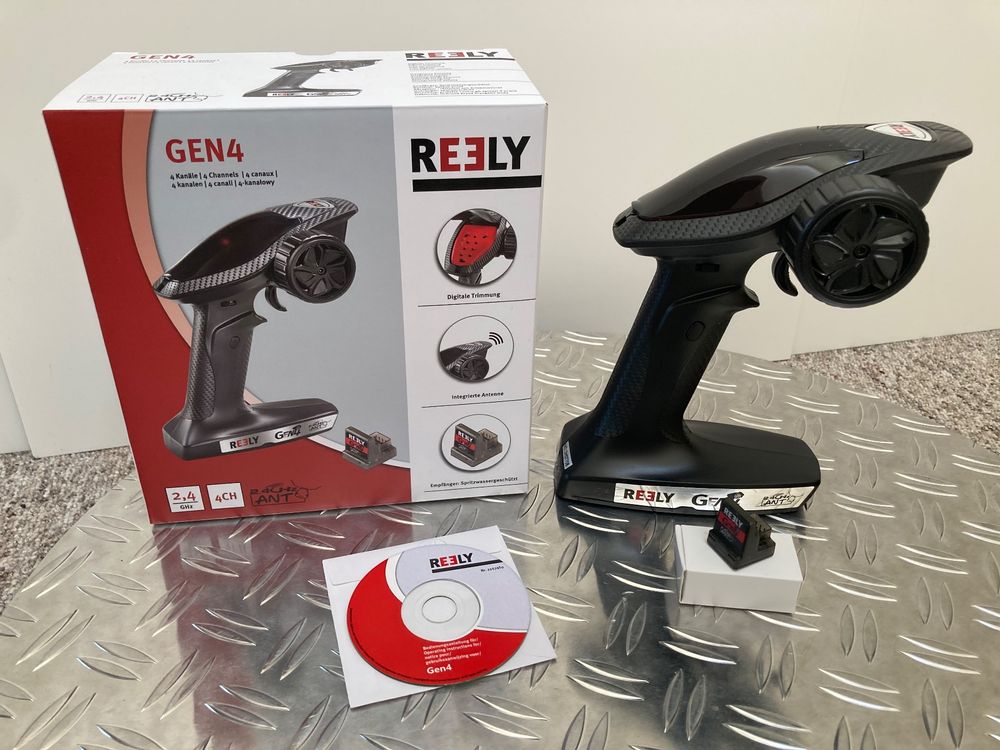 Reely Gen4 P-Fernsteuerung 2,4 GHz 4-Kanal inkl. Empfänger (Neu und ...
