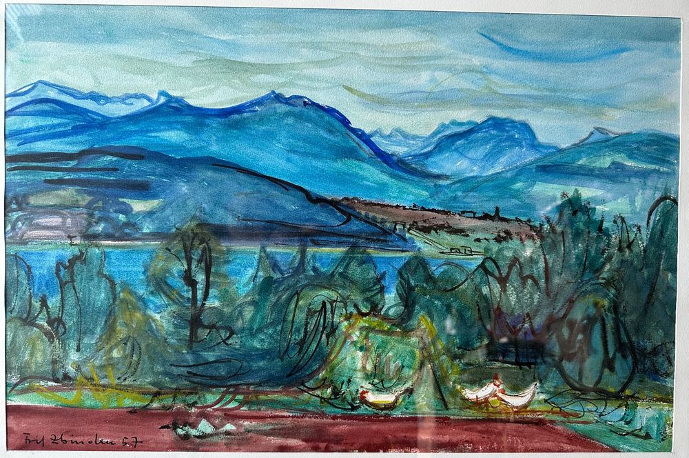 Fritz Karl ZBINDEN ( 1896 - 1968 ) Zürichsee | Kaufen auf Ricardo